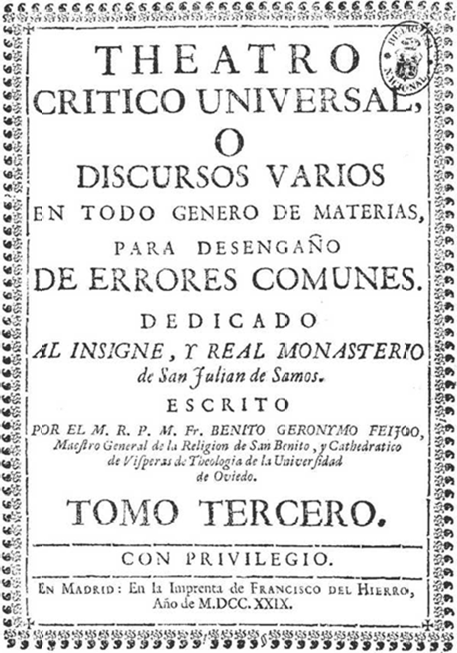 Francisco Antonio de Texeda, o Teophilo (Parte II: Feijoo y la alquimia ...